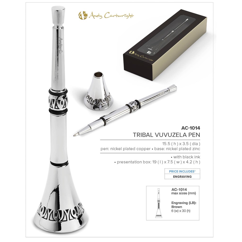 Andy Cartwright Tribal Vuvuzela Ball Pen | 365wear